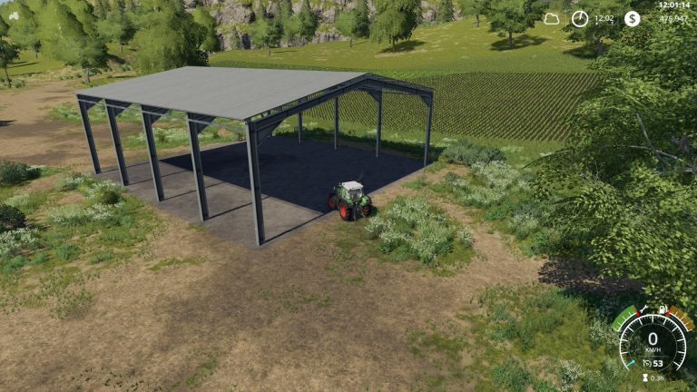 Easy hall v1.0.0 for FS19 Mod Download