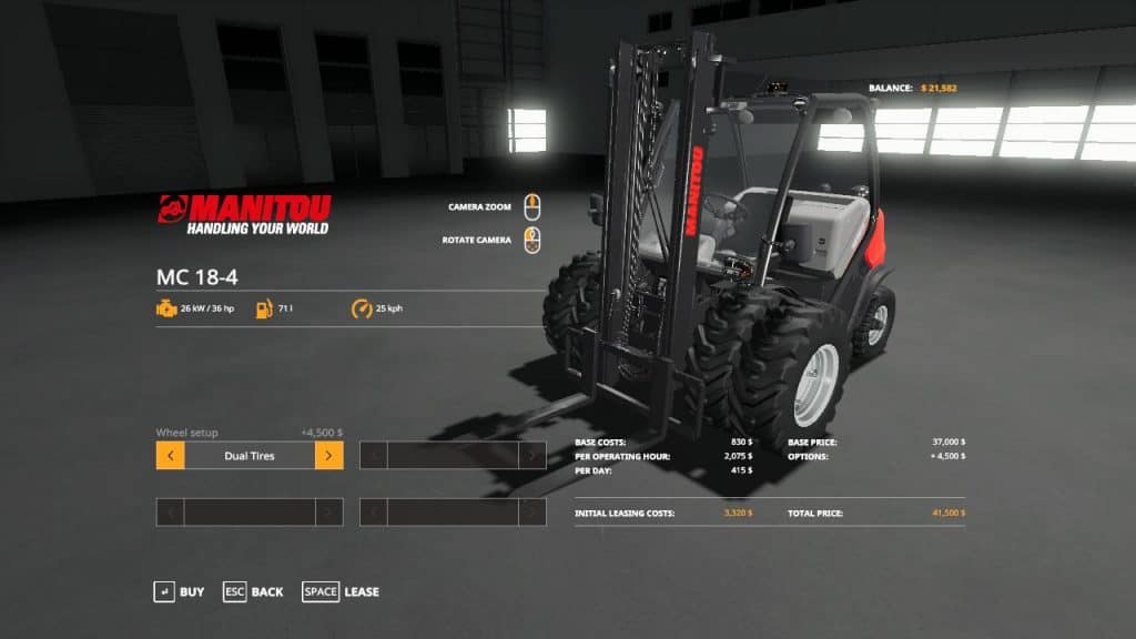 Forklift Duallies & Weighted Duallies v1.0 Mod Mod Download