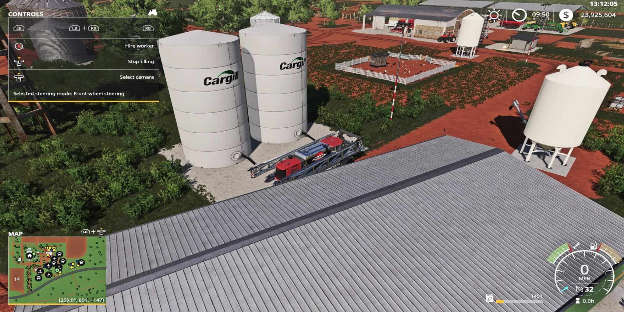 Placeable Cargill Liquid Fert Refill Tanks v1.0 Mod Mod Download