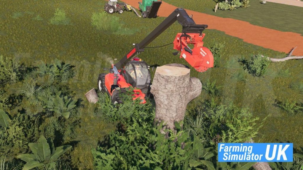 Stump Grinder with Telehandler Mount v1.0.0.0 Mod Mod Download