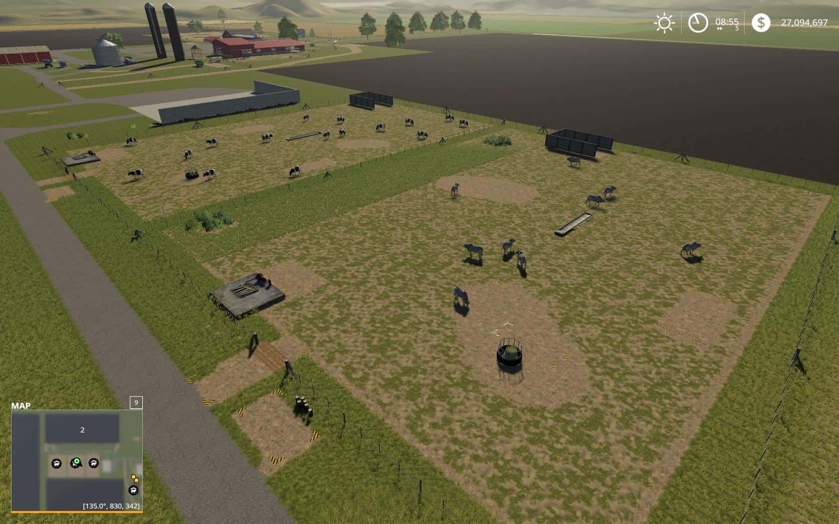 PLACEABLE OPEN RANGE COW PASTURE V1.0 Mod Mod Download