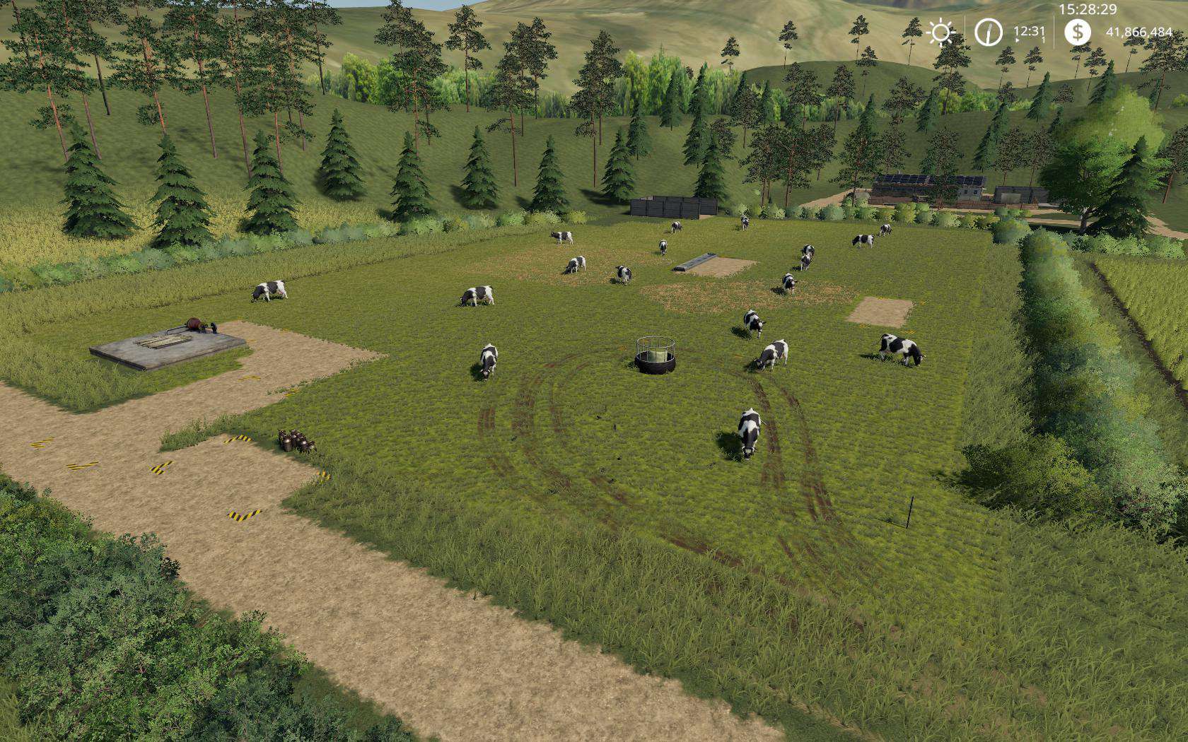 PLACEABLE OPEN RANGE COW PASTURE V1.0 Mod Mod Download