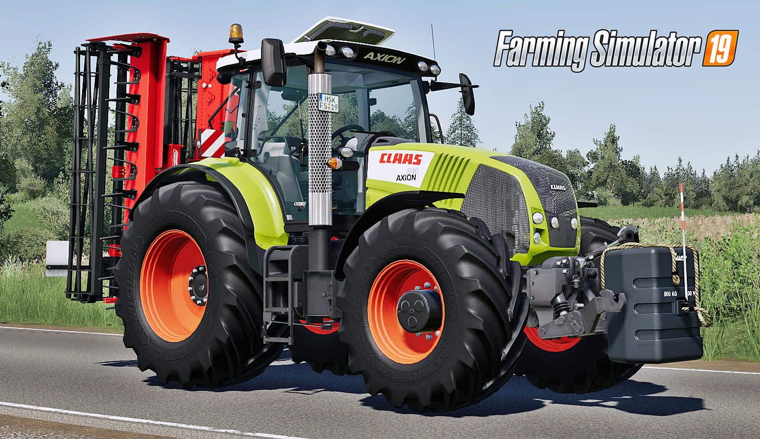 Claas Axion 800 Series (First generation) v2.0 Mod Mod Download