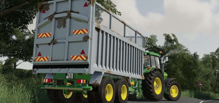 Gooseneck v1.0 Trailer - Farming Simulator 19 Mod / FS19