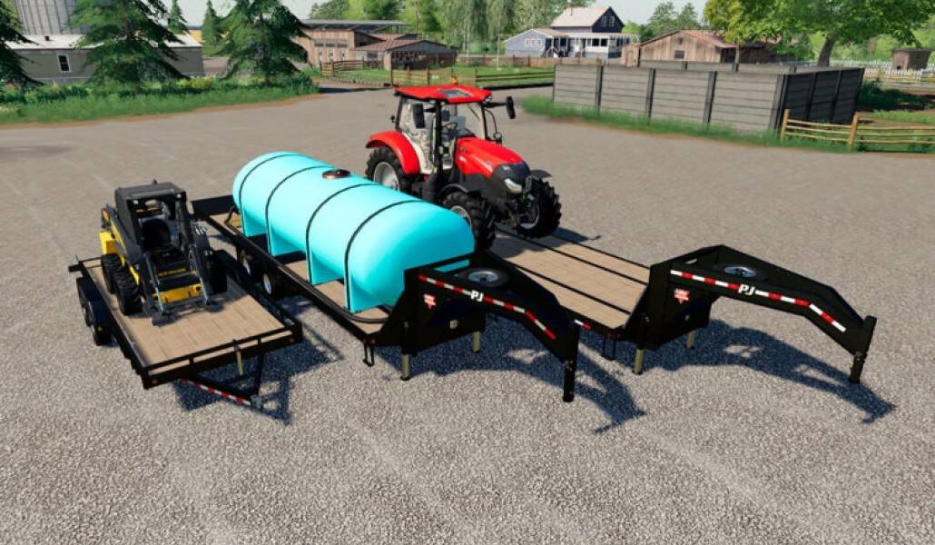3 PJ Trailers (40FT, 24FT & Load Trail) Mod Mod Download