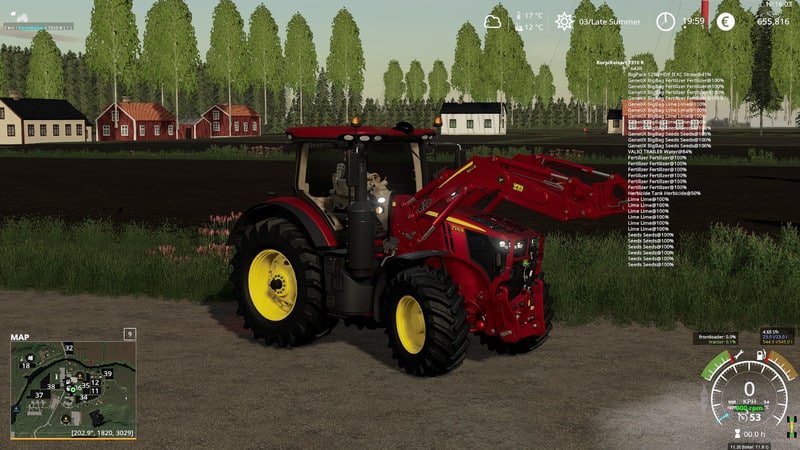 John Deere 7R V 1.0 Tractor Mod Download