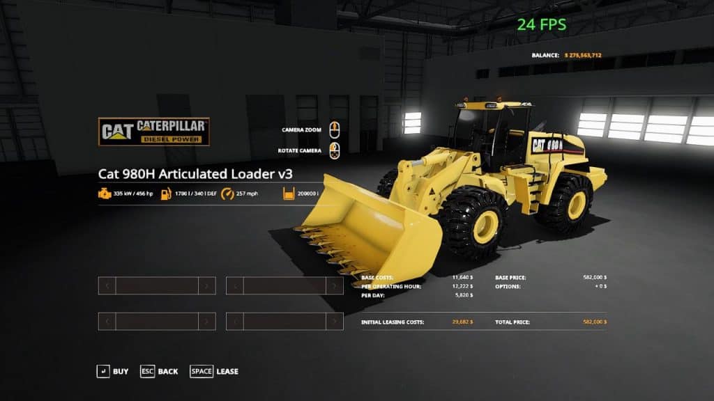 Cat front loader v1.0 Mod Mod Download