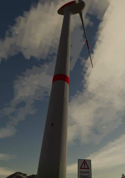 Ice throw warning sign v1.0 Mod Mod Download