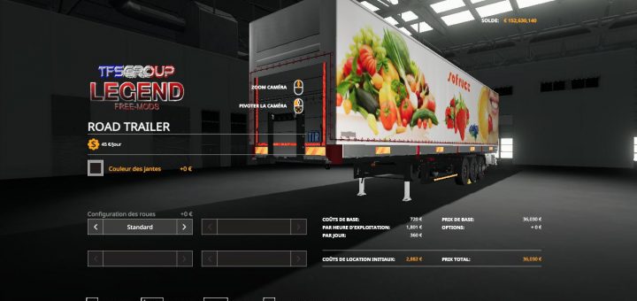 60ft Car Trailer GP edit v1.0.0 Mod Mod Download