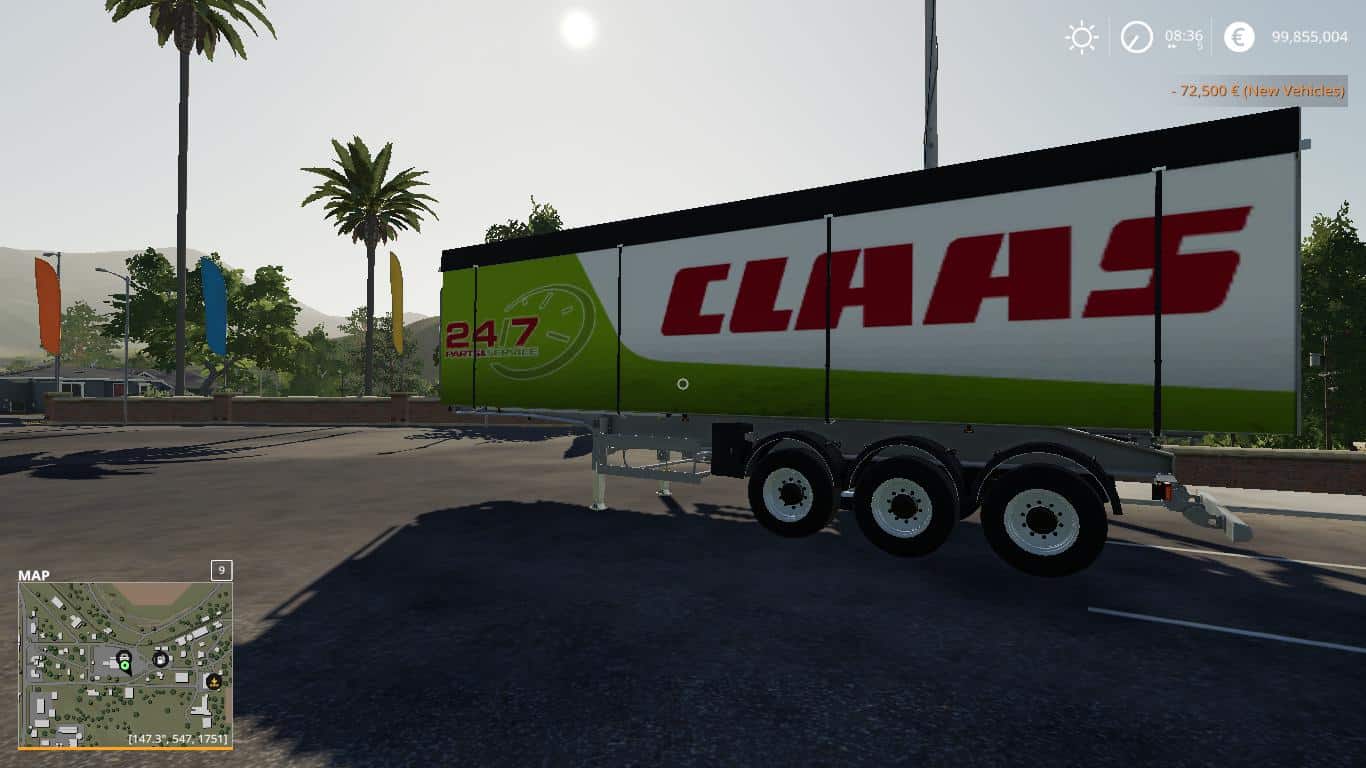 BENALU CLAAS SERVICE TIPPER v1.0 Mod Mod Download