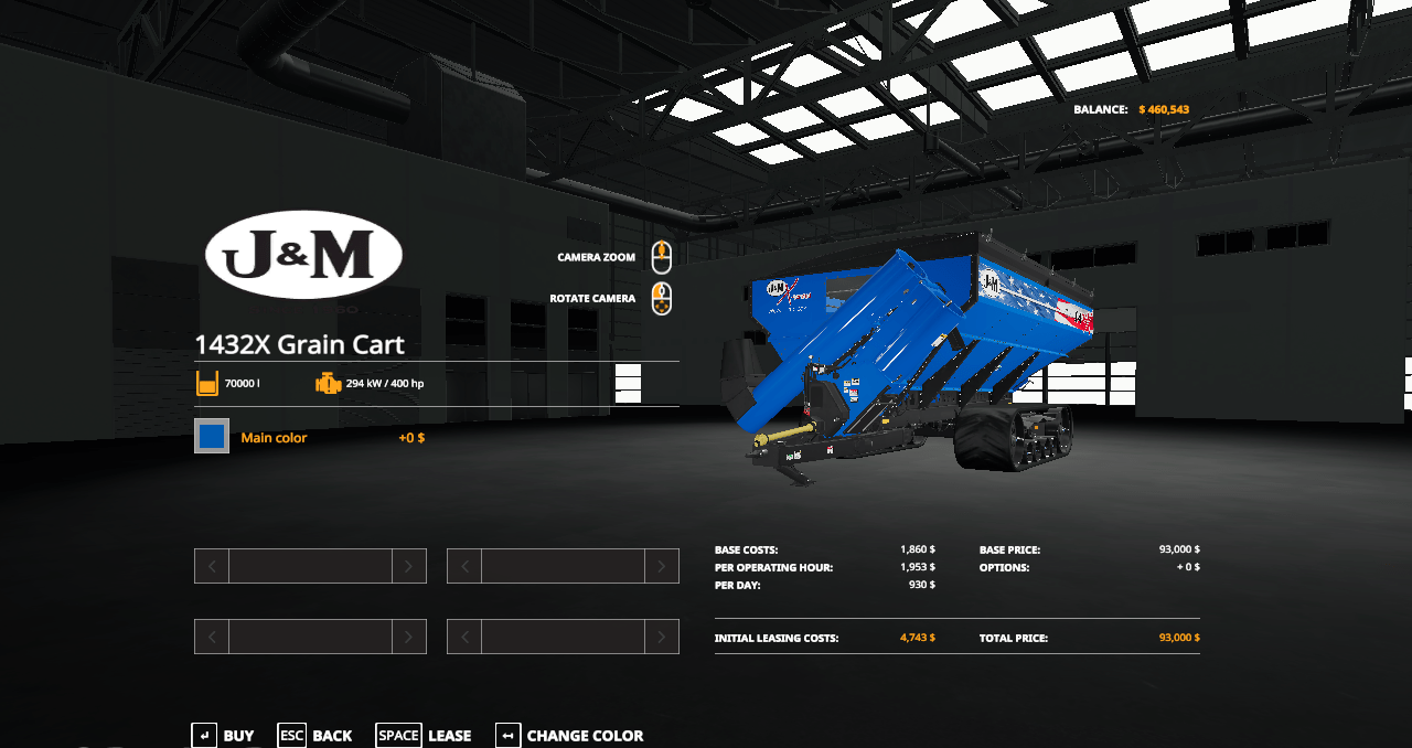 J&M 1432X Grain Cart Mod Mod Download