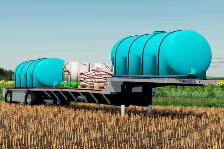 Wilson Step-Deck Fertilizer trailer v1.1.0.0 Mod Mod Download