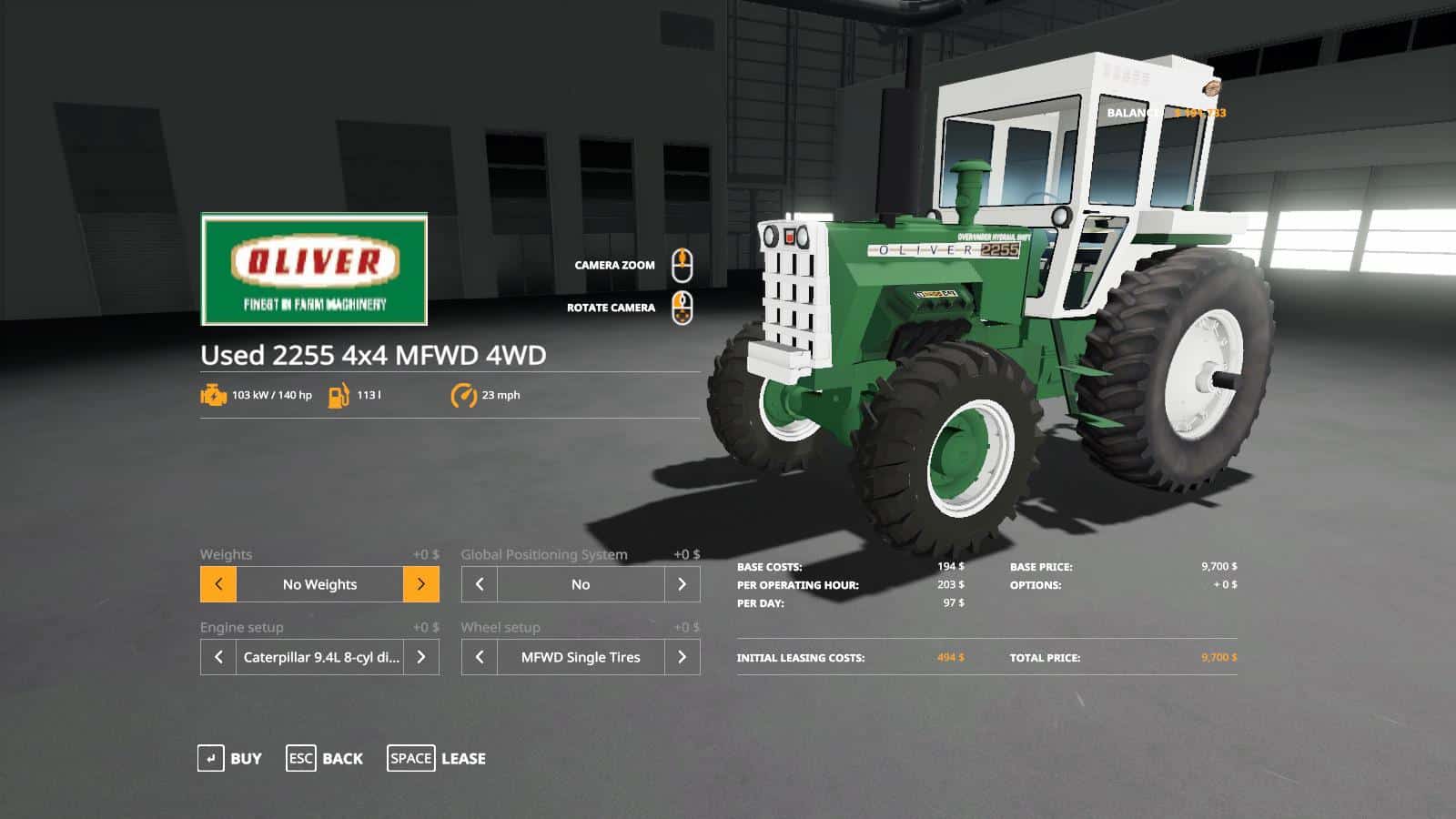 Oliver 2255 MFWD v1.1 Mod Mod Download