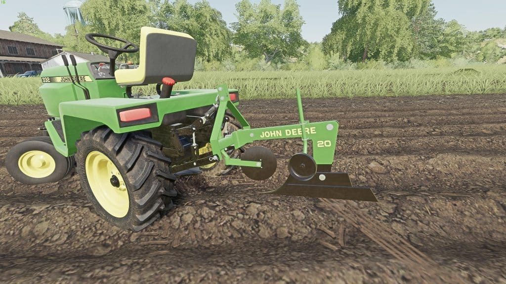 John Deere Model 20 Plow for John Deere 332 v1.0 Mod Mod Download