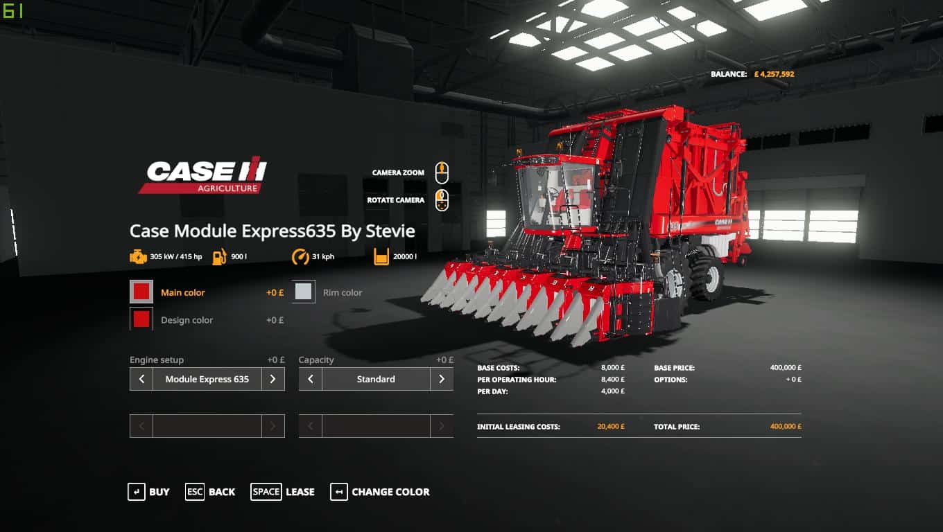Case Module Express Cotton Harvester v1.0.0.0 Mod Mod Download