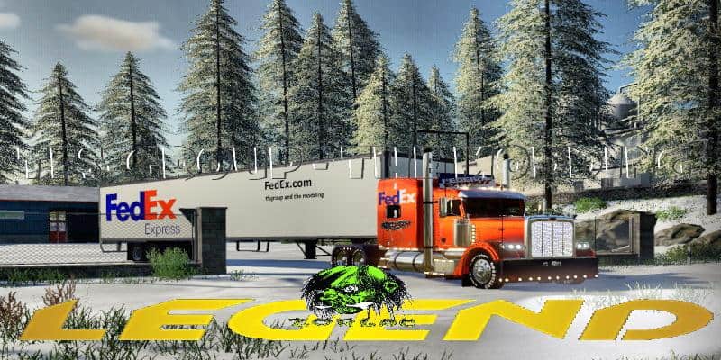 FedEx trailer v2.0.0.0 Mod Mod Download