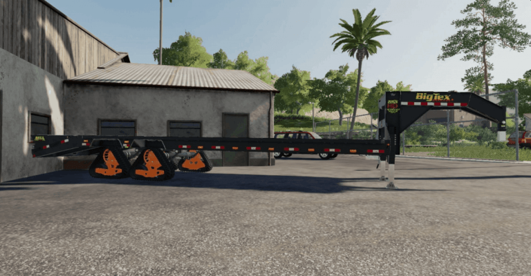 BigTex Trailer with Tracks Mod Mod Download
