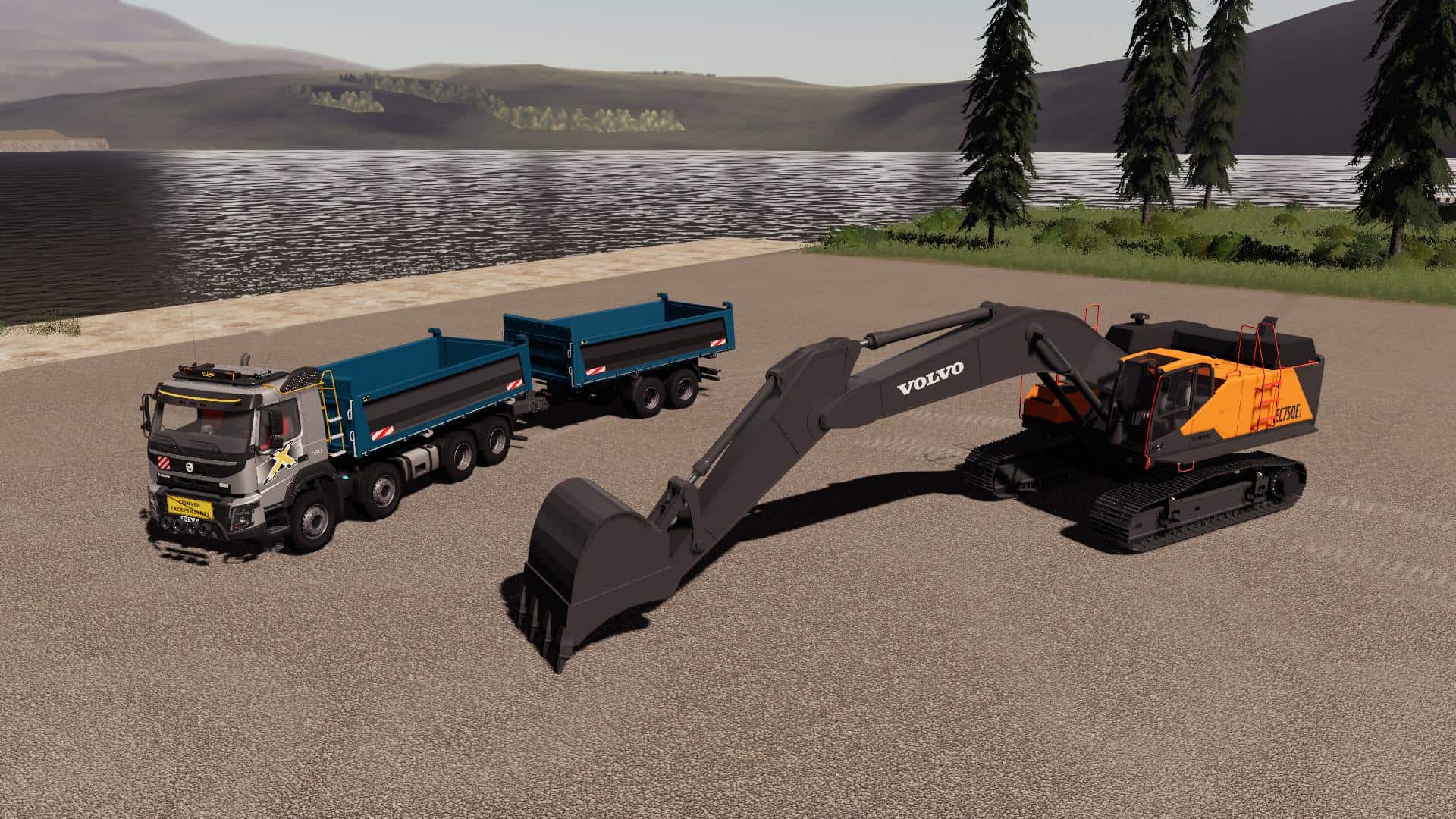 Volvo EC-750EL Mining Excavator v1.0.0.0 Mod Mod Download