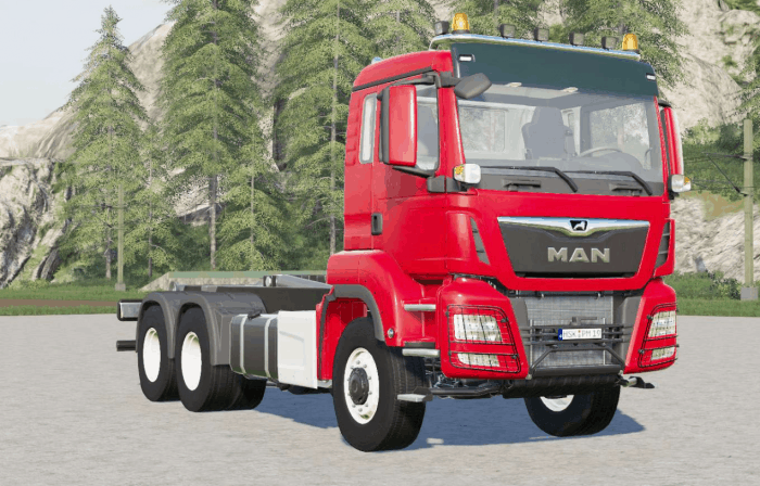 MAN TGS with hooklift Mod Mod Download