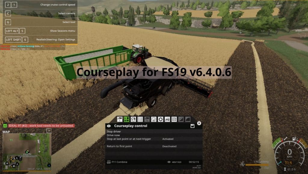 Courseplay v6.4.0.6 Mod Mod Download
