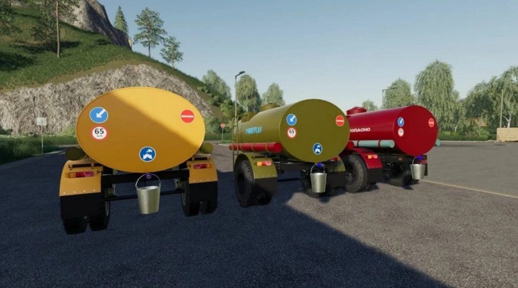 Barrel semi-trailer v1.0.0.0 - FS19 Mod Download