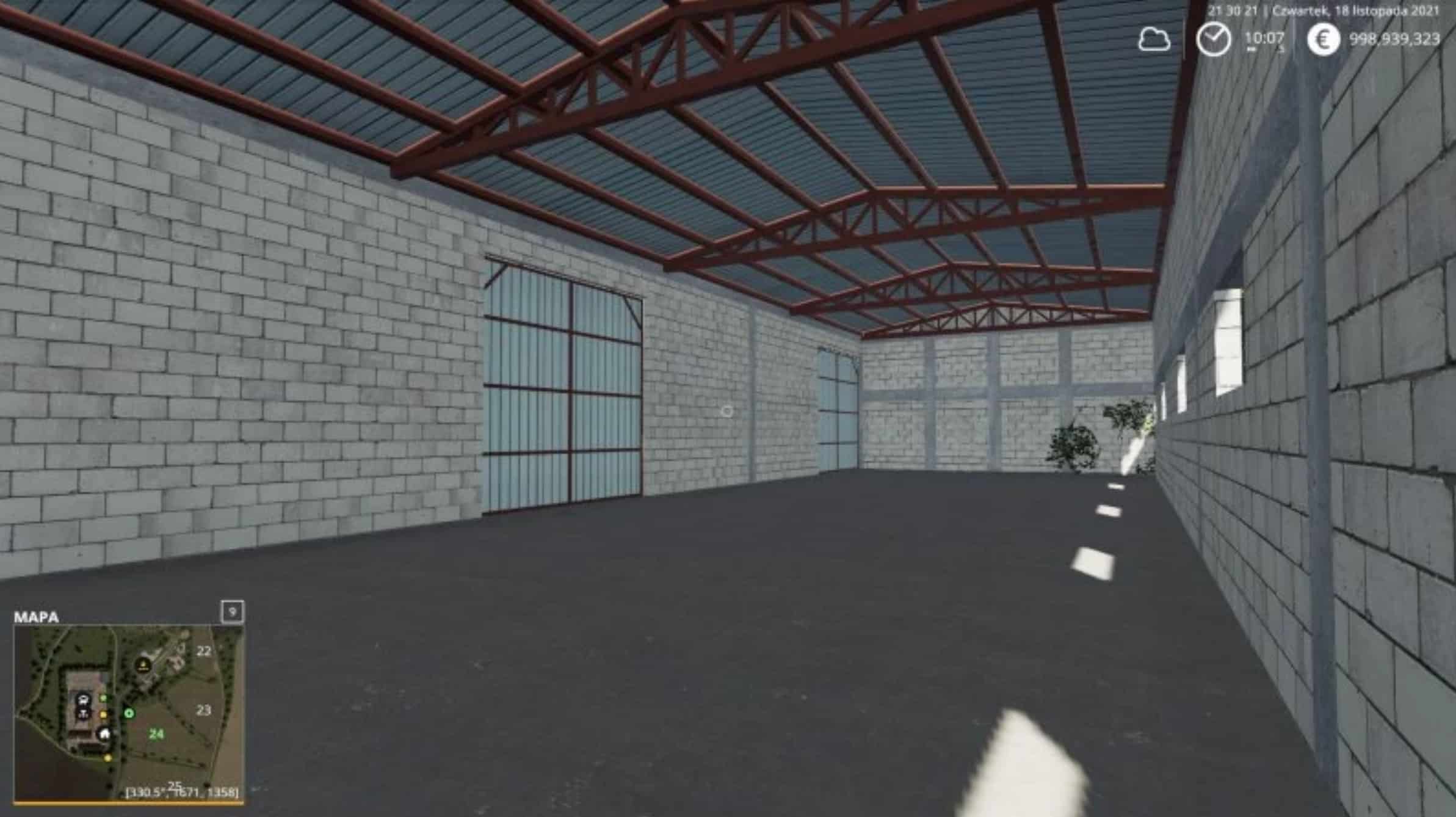 Machine hall v1.0.0.0 - FS19 Mod Download