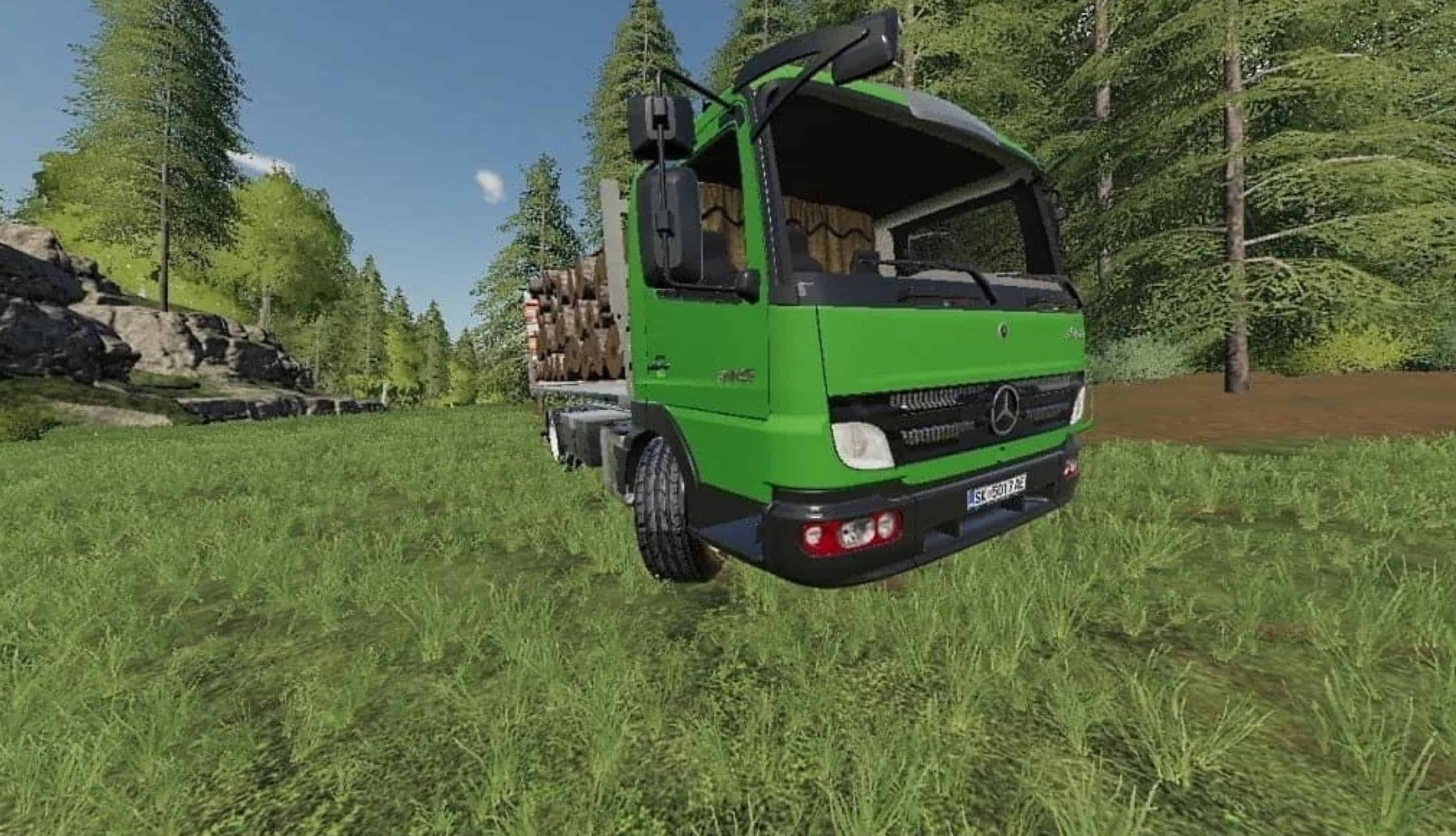 Mercedes Atego woodcutter v1.0.0.0 Mod Mod Download