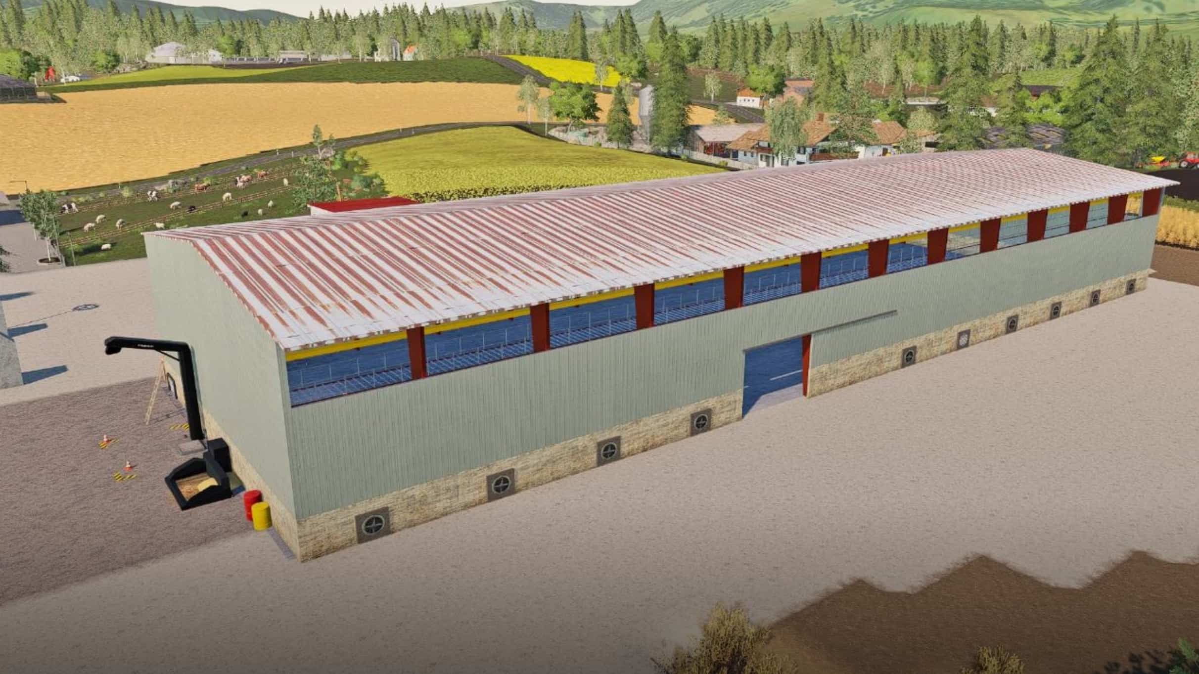 SENÍK JRD / PD X2 Straw Storage Silo v1.0.0.0 - FS19 Mod Download