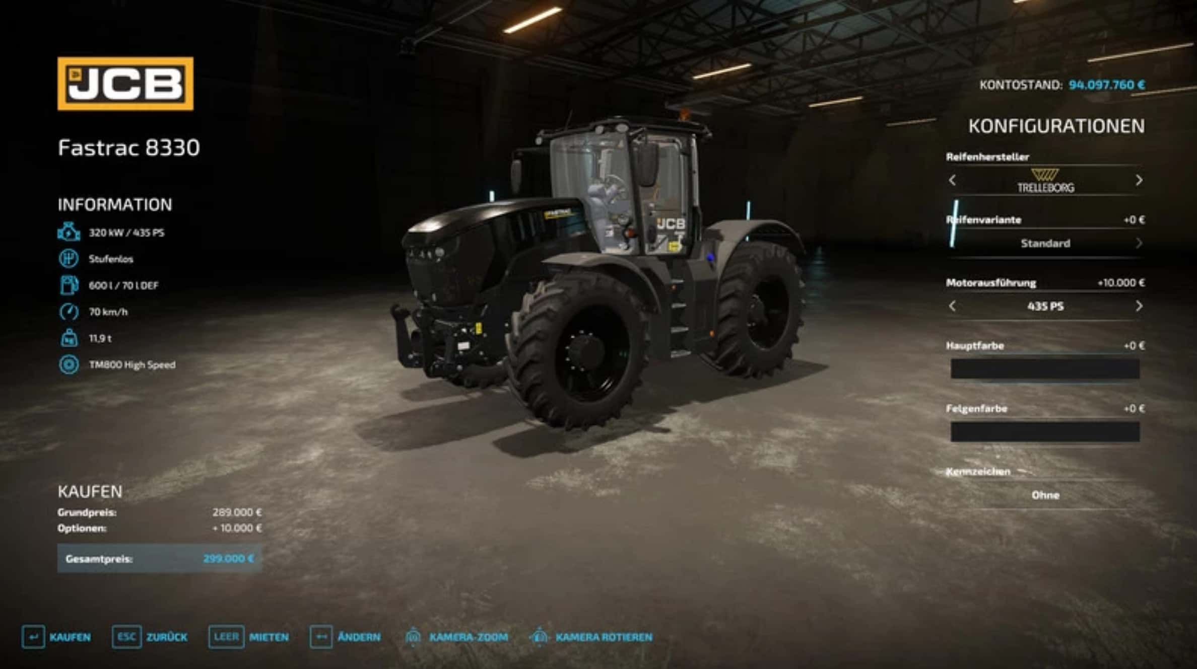 Fastrac 8330 Tuning v1.0.0.0 - FS22 Mod Download