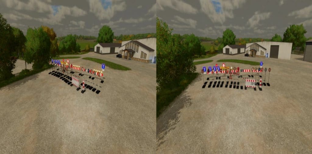 Construction site Pack v2.0 - FS22 Mod Download