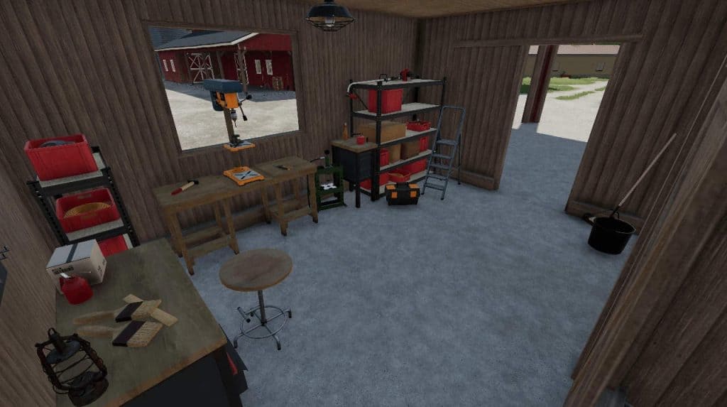 FARM GARAGE V1.1.1 - FS22 Mod Download