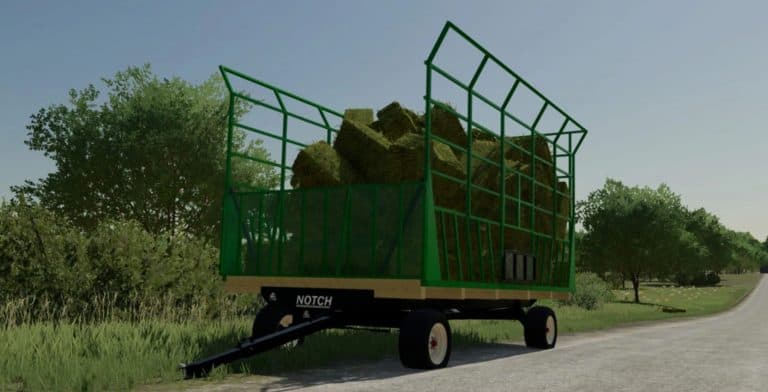 Notch Thrower Rack Wagon v1.0.0.0 - FS22 Mod Download