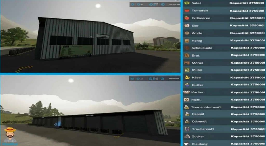 Pallet warehouse for all pallets with 375000 capacity v1.1.0.0 - FS22 ...