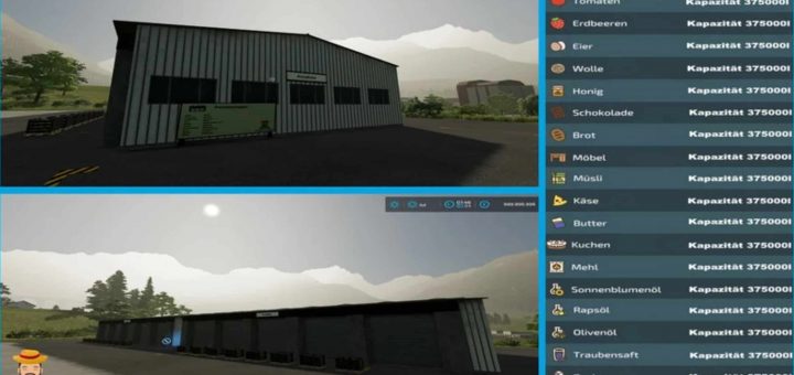 Wood Beams and Pallet v1.0 - FS22 Mod Download