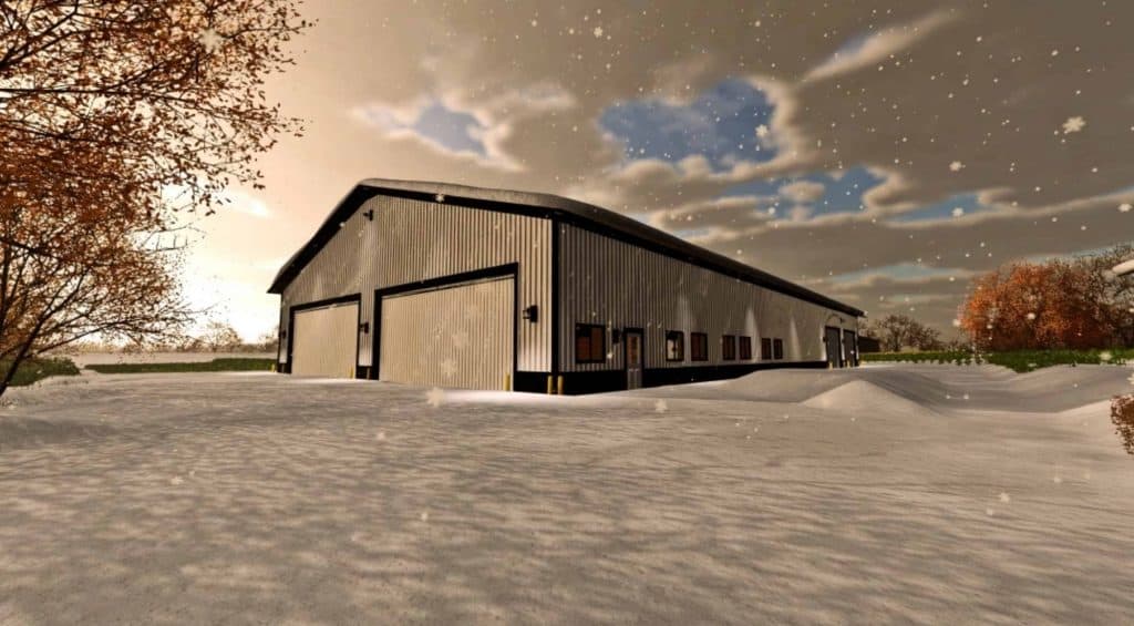 Shed with Office v1.0.0.0 - FS22 Mod Download
