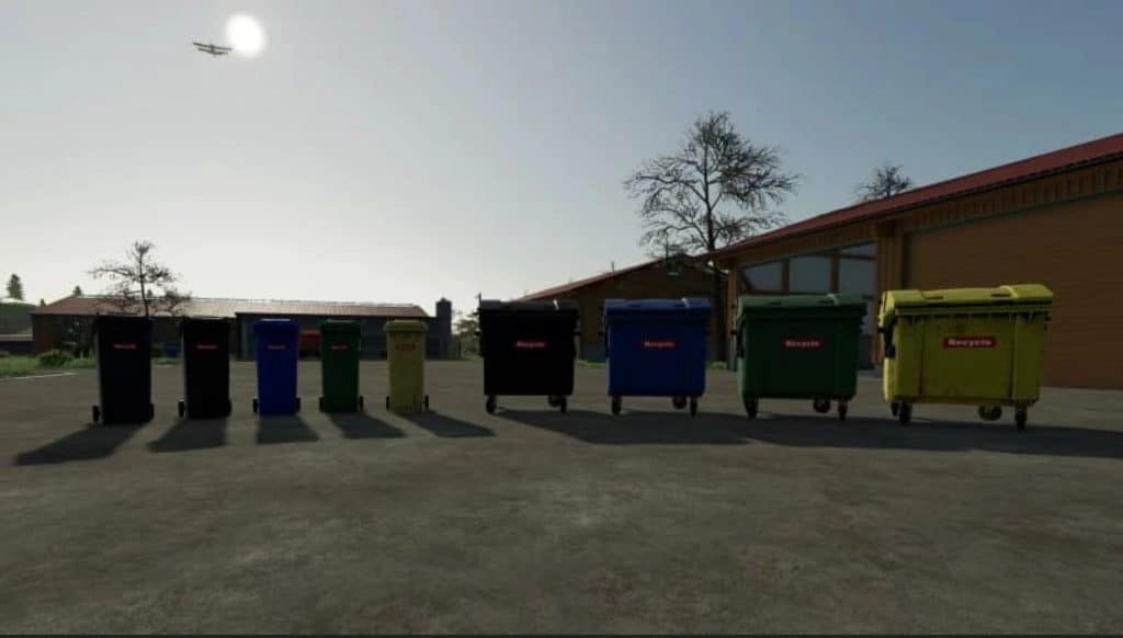 Trashbin Pack v1.0.0.2 - FS22 Mod Download