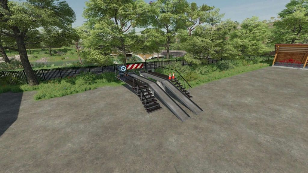 Workshop Ramp v1.0 - FS22 Mod Download