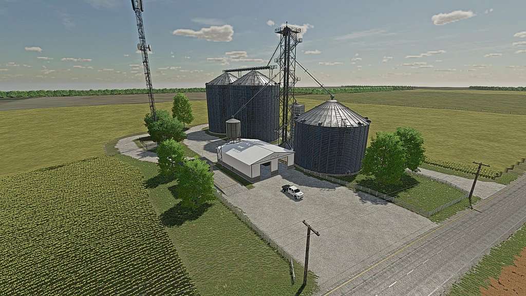 Area 21 – Corn Drying – Factory Placeable v1.0 - FS22 Mod Download