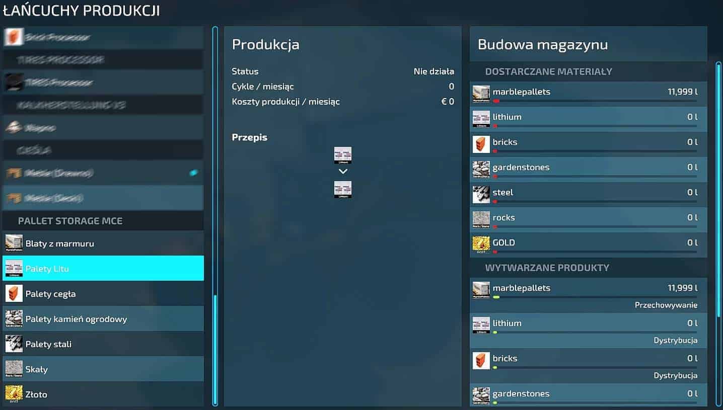 MCE Pallets Storage v1.0 - FS22 Mod Download