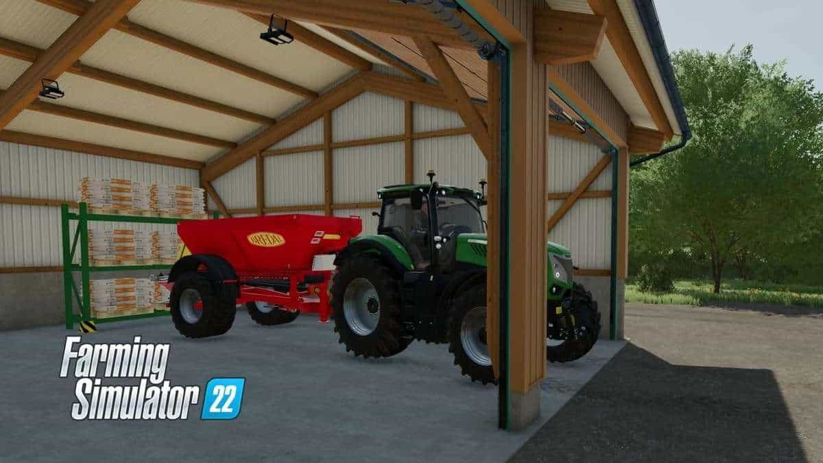 Pallet Shop Rack v1.1 - FS22 Mod Download