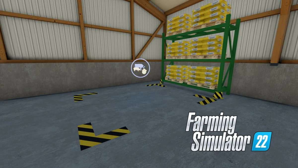 Pallet Shop Rack v1.1 - FS22 Mod Download