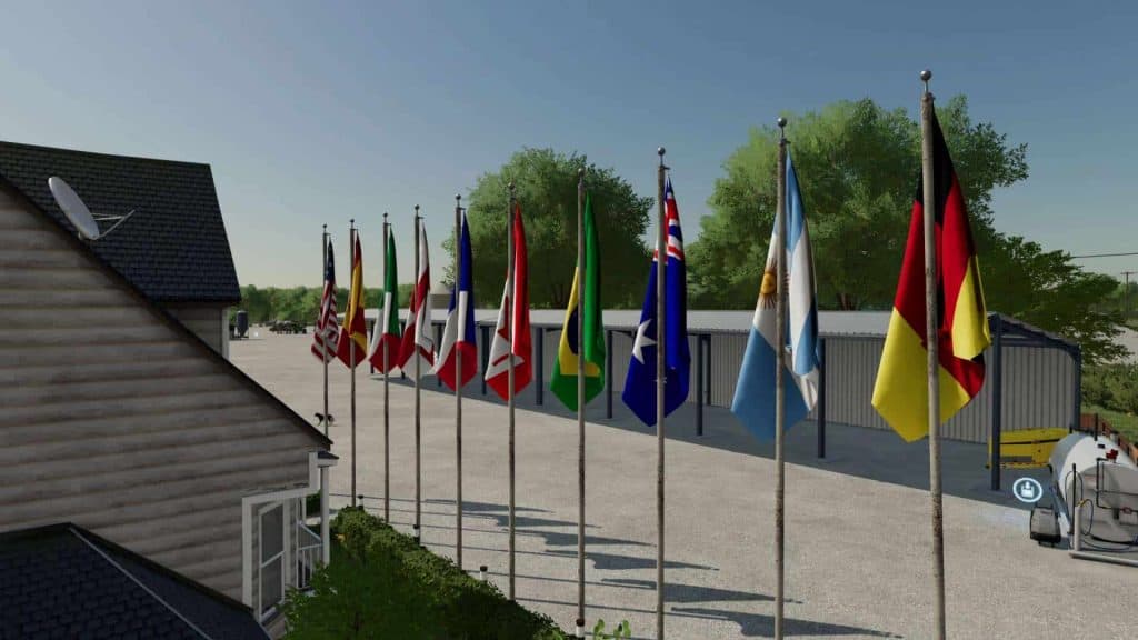 Flags Nations v1.0 - FS22 Mod Download