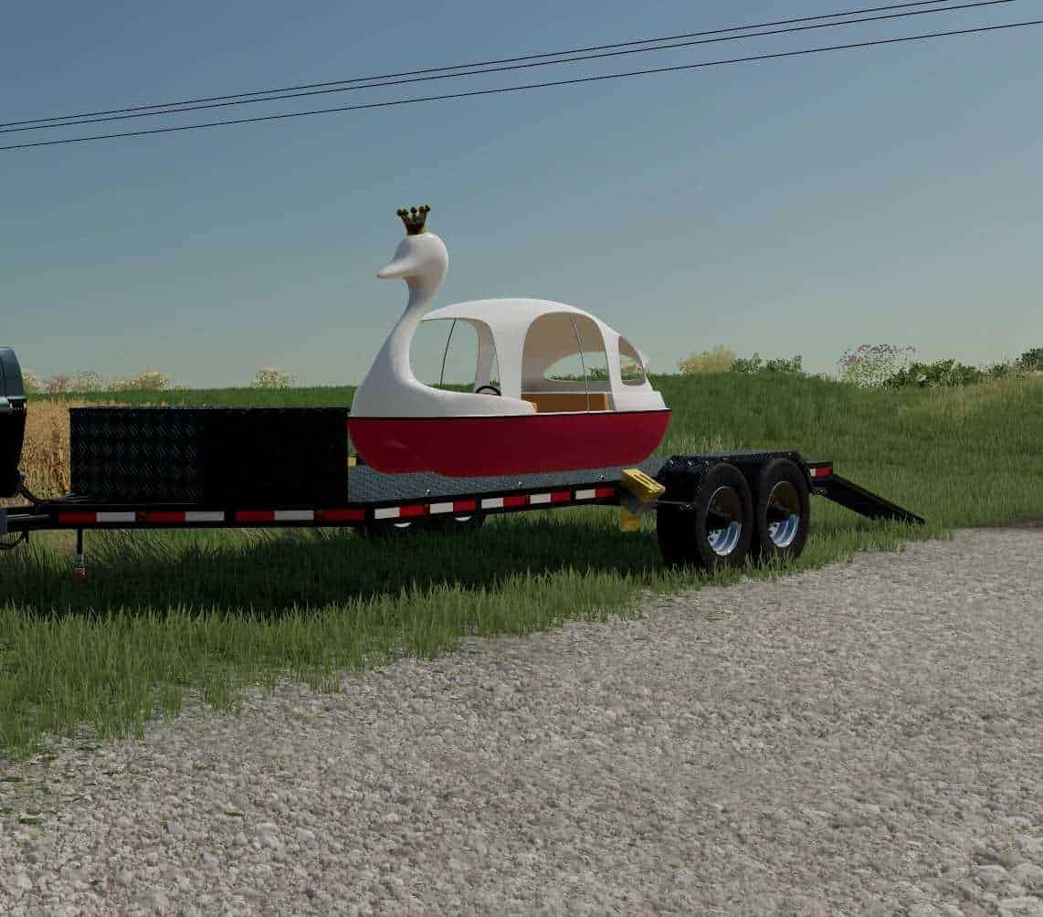 Swan boat V1.0 - FS22 Mod Download