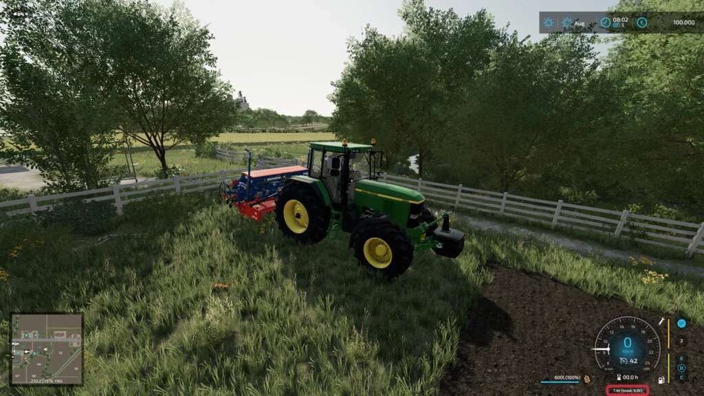 Weight HUD v1.0 - FS22 Mod Download