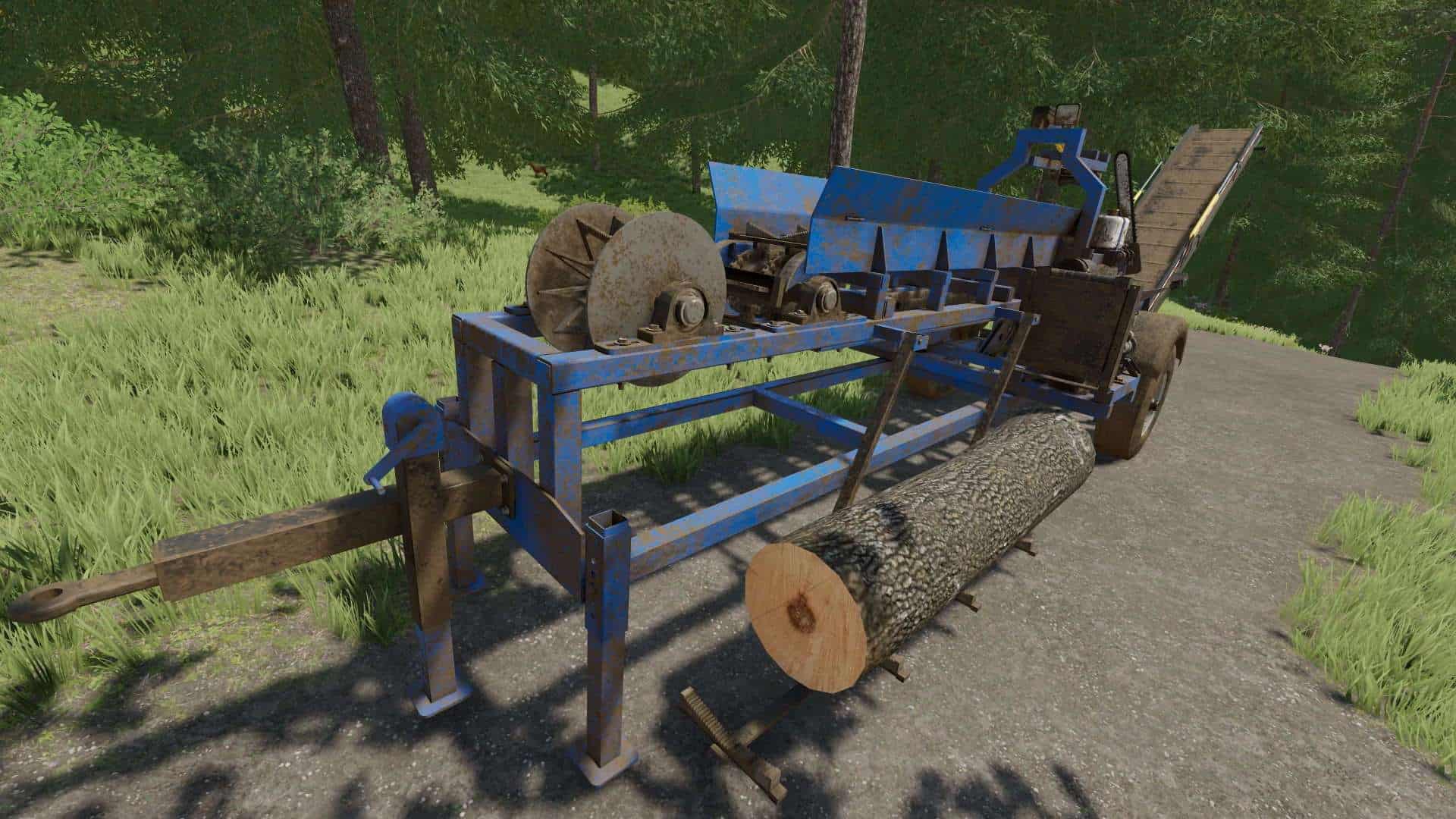 Firewood Processor And SellPoint v1.1 - FS22 Mod Download