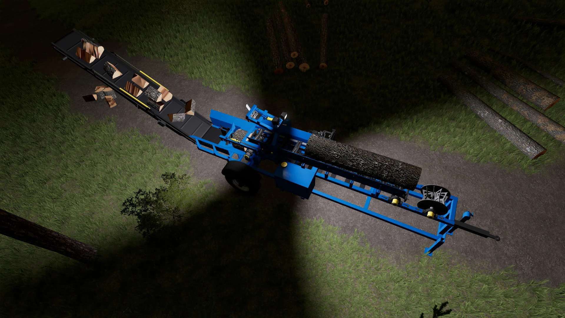 Firewood Processor And SellPoint v1.1 - FS22 Mod Download