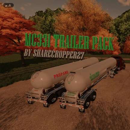 MC331 Anhydrous/Propane Transport Trailer v1.0 - FS22 Mod Download