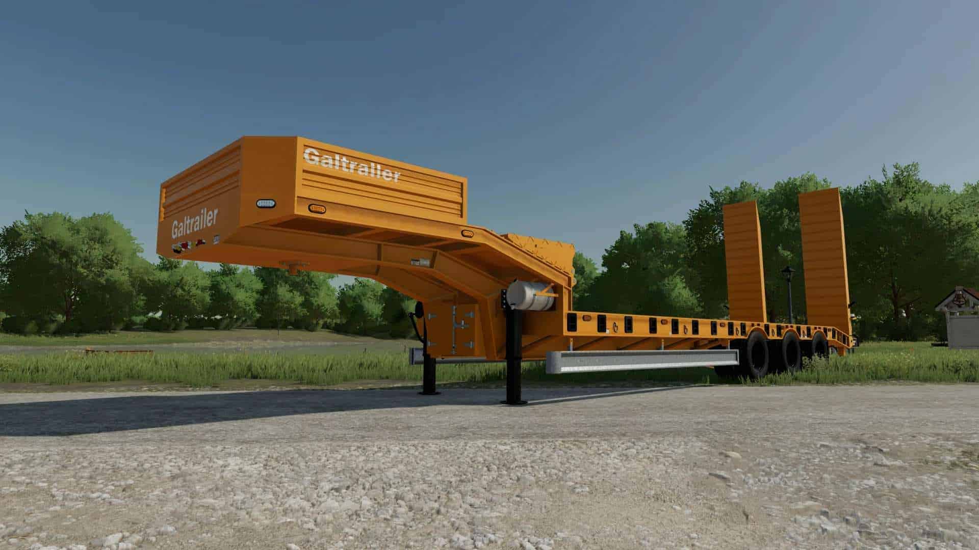 Low Loader Galtrailer v1.0 - FS22 Mod Download