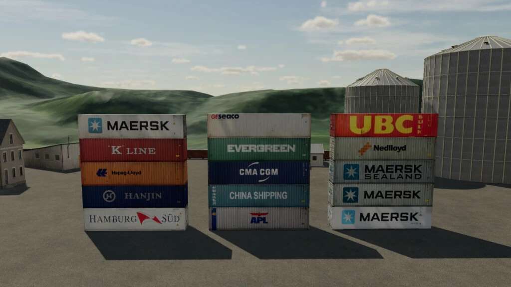Cargo Container Package v1.0 - FS22 Mod Download