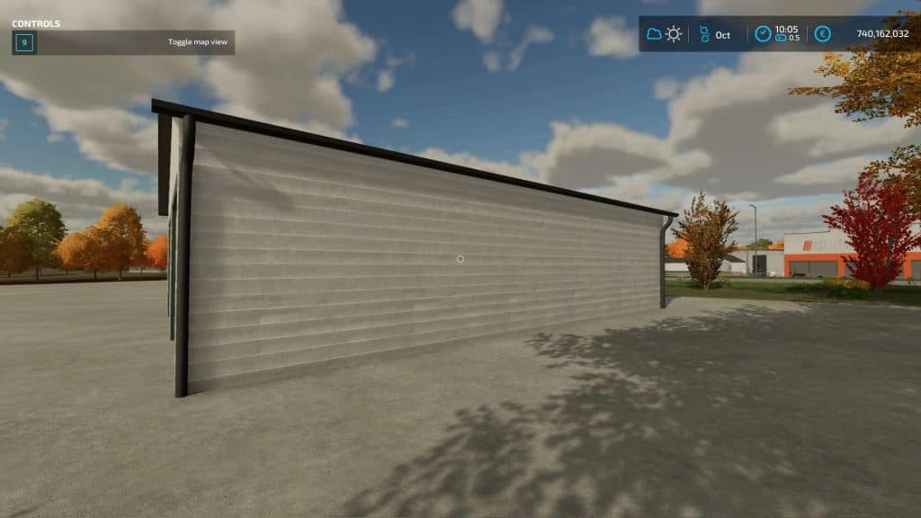 Small White Garage v1.1 - FS22 Mod Download